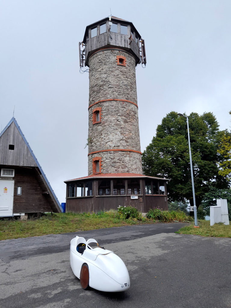 Velopacking in WAW velomobile