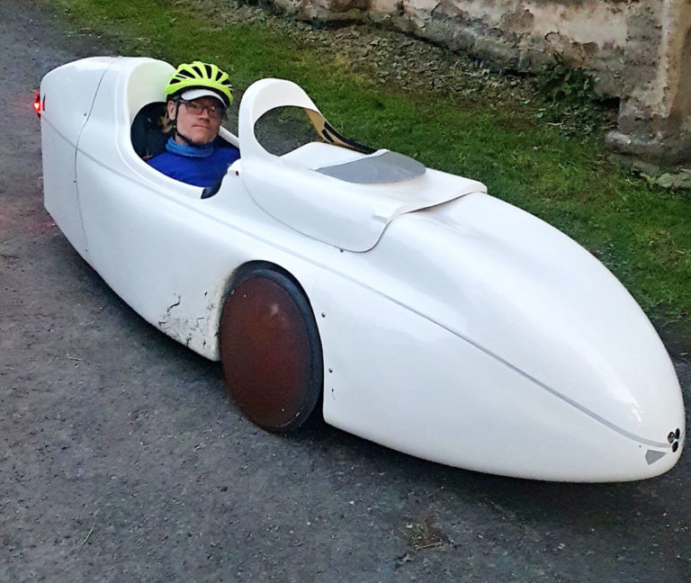 Velopacking in WAW velomobile